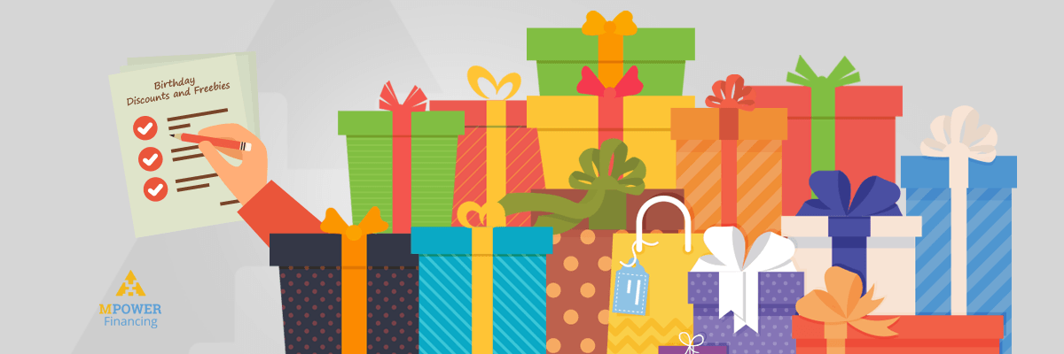 The Best Birthday Discounts and Freebies | MPOWER Financing